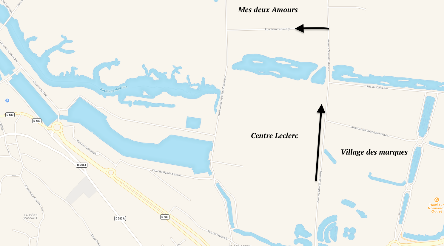 Plan - Honfleur-Infos